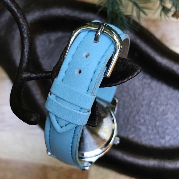 BWC | Accessories | Bwc Baby Blue Sparkly Face Watch | Poshmark